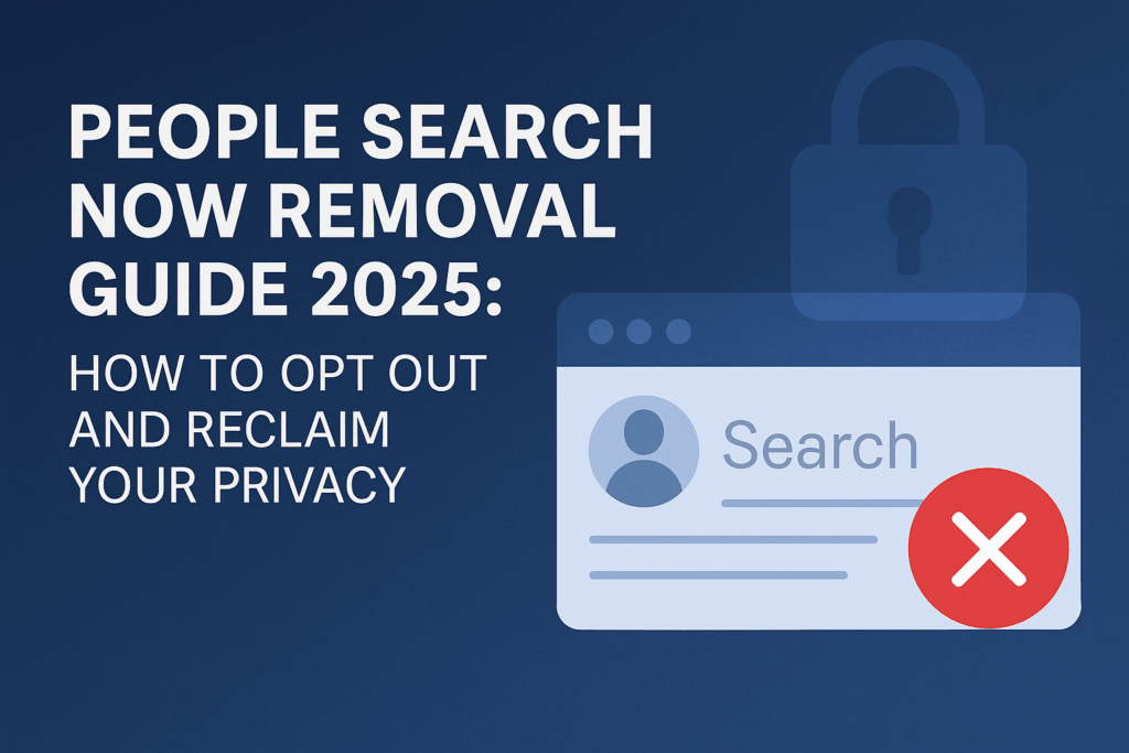 People Search Now Removal Guide 2025 | Opt Out & Reclaim Your Privacy
