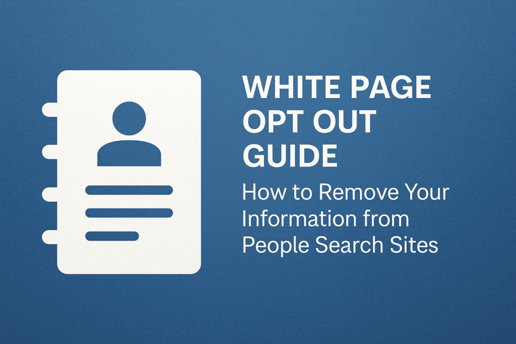 White Page Opt Out Guide: Remove Your Personal Info from People Search ...